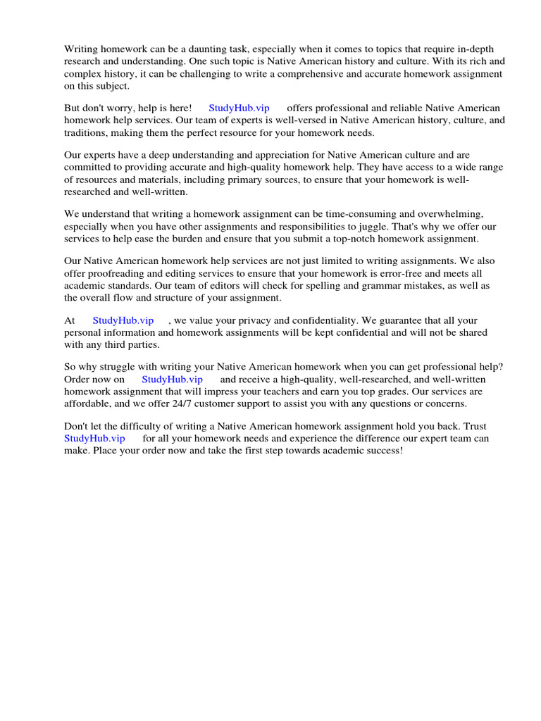 Native American Homework Help | PDF | Native Americans In The United ...
