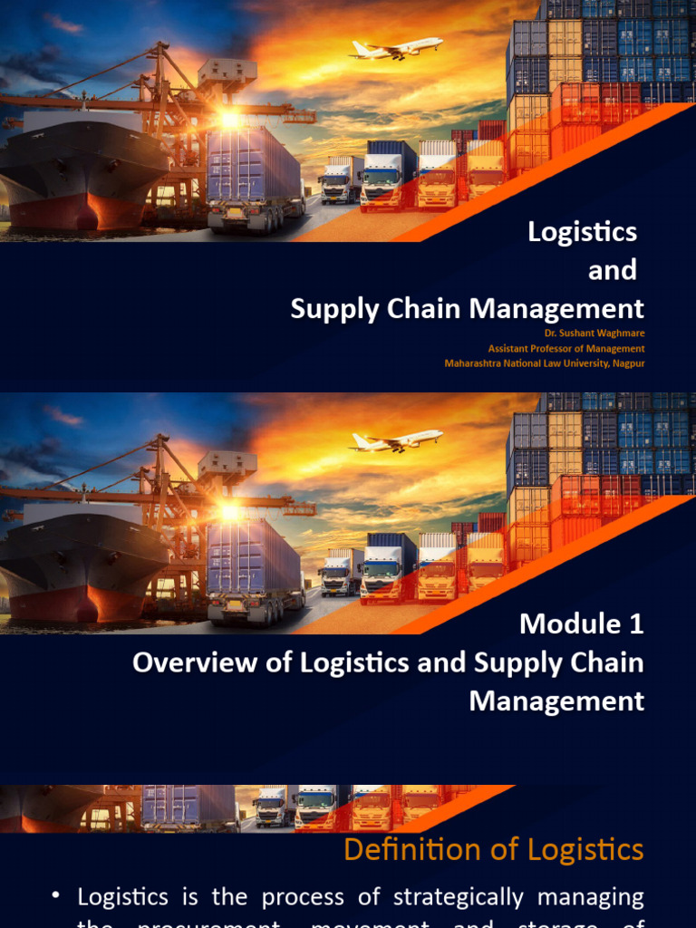 LSCM 2024 | PDF | Supply Chain | Transport
