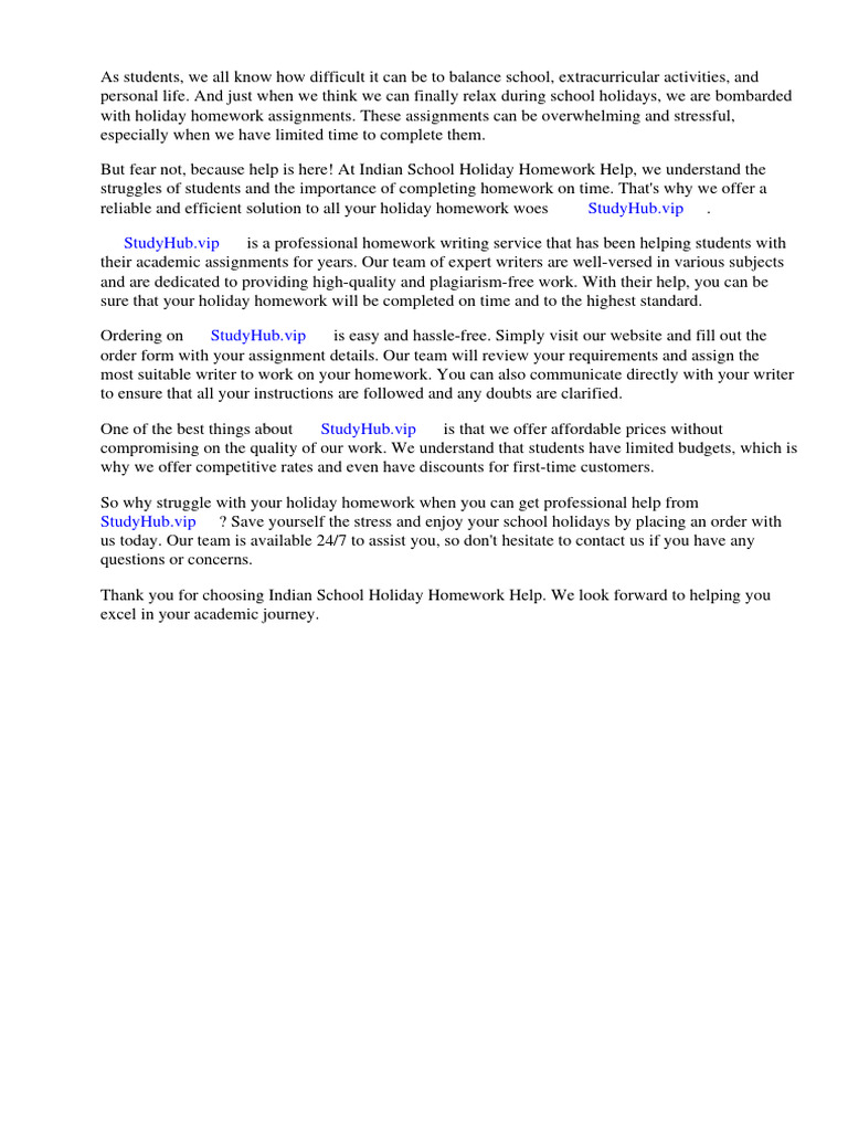 Indian School Holiday Homework | PDF | Http Cookie | Books