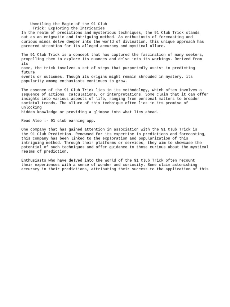 Pinpdf Com 91 Colour Prediction Trick 91 Club | PDF | Prediction ...