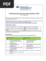 Announcement ICSI New Syllabus 2022 | PDF