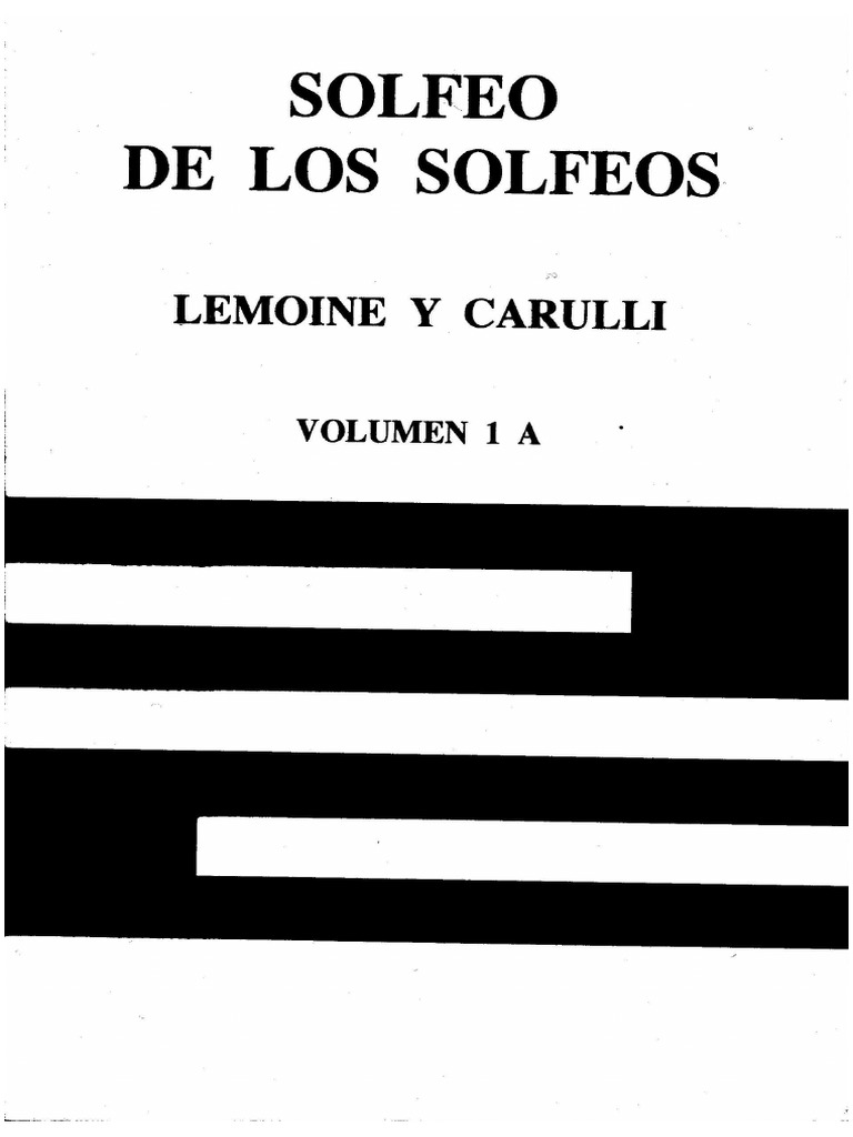 Solfeo de Los Solfeos | PDF