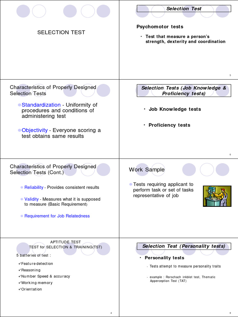 Personality Test Notes O | PDF | Polygraph | Tests