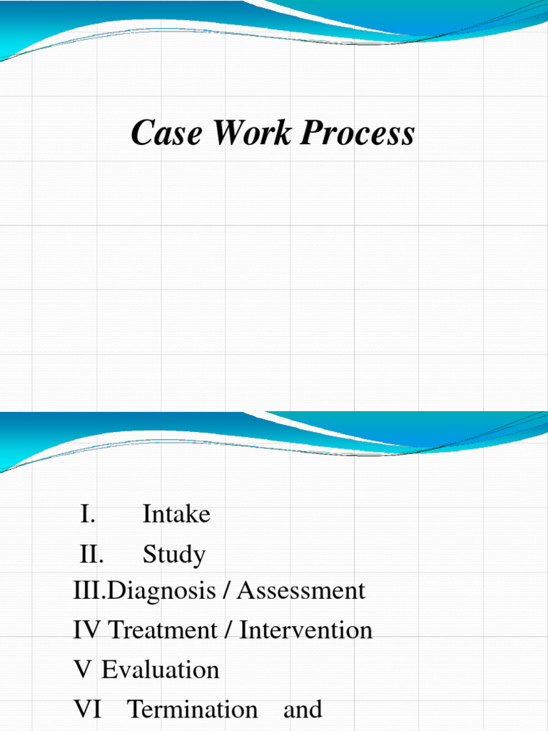 Caseworkprocessibsw 220503123900 | PDF | Social Work | Psychology