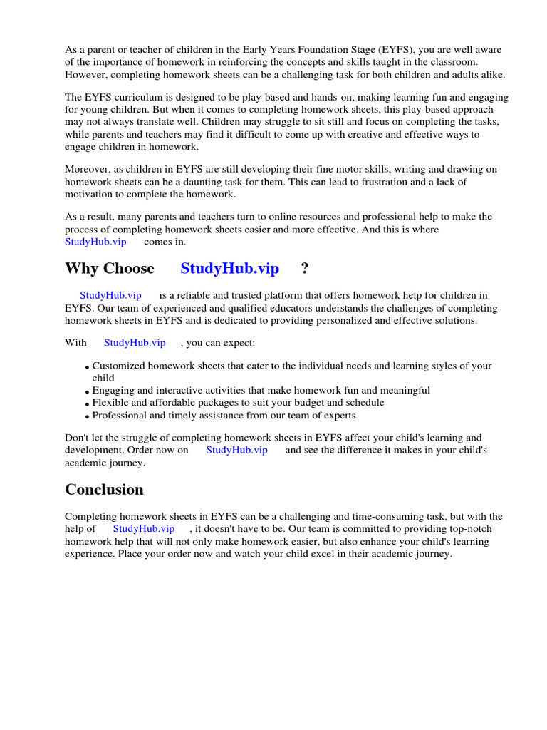 Homework Sheets Eyfs | PDF | Teachers | Literacy