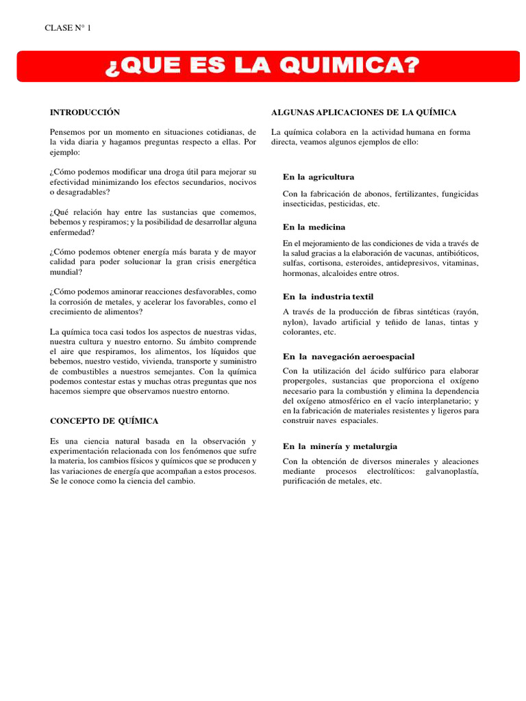 Introduccion A La Quimica | PDF | Alquimia | Lentes