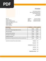 Hotel Room Invoice with GST Format | PDF | Invoice | Taxation
