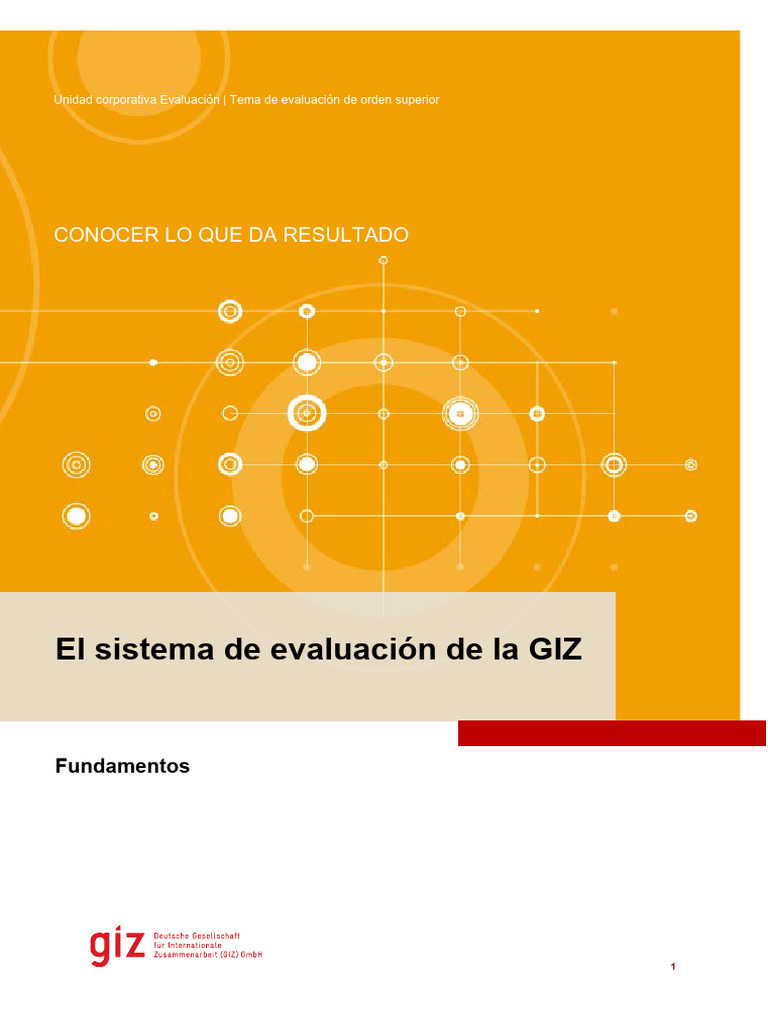 Evaluación de La GIZ | PDF | Evaluación | Business