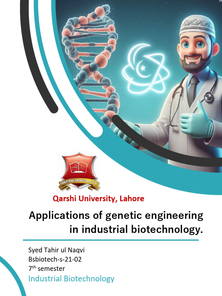 Applications Of Genetic Engineering In Industrial Biotechnology Pdf Biotechnology Genetic 