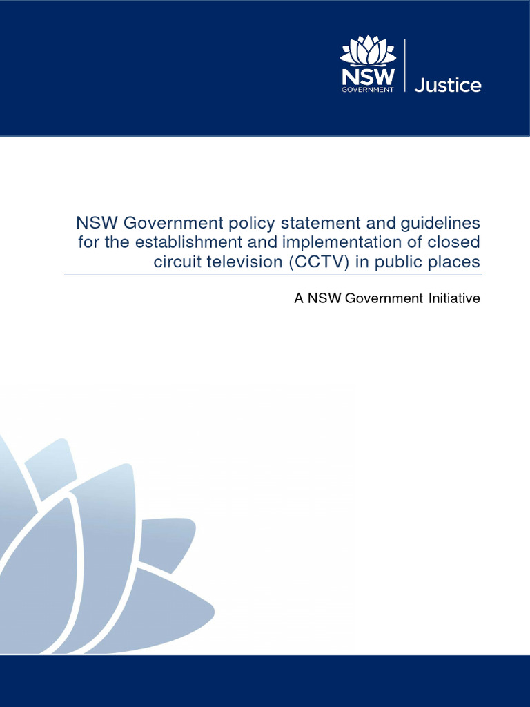 CCTV Guidelines | PDF | Closed Circuit Television | Privacy