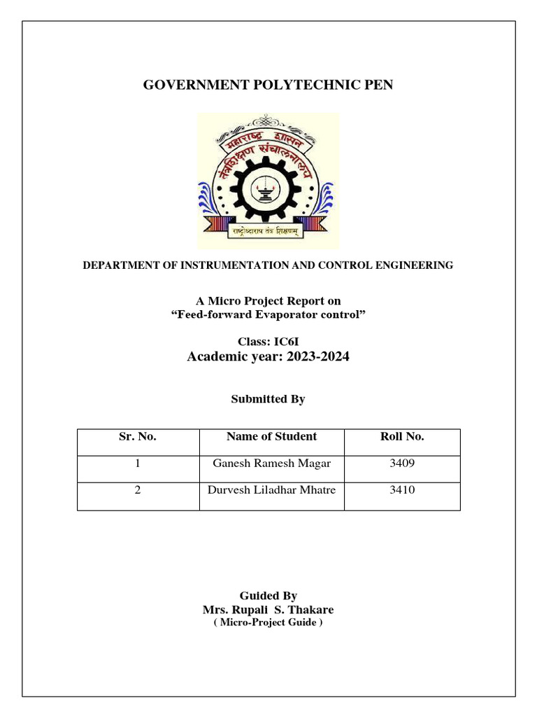 PCO MicroProject | PDF | Evaporation | Chemistry