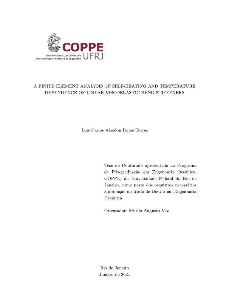 A Finite Element Analysis Of Self Heating And Temperature Dependence Of