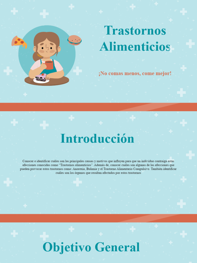 Presentación Trastornos Alimenticios | PDF | Desorden alimenticio | Trastorno mental