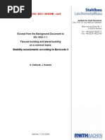 Guide To en 1993-1-1 Eurocode 3 | PDF | Buckling | Bending