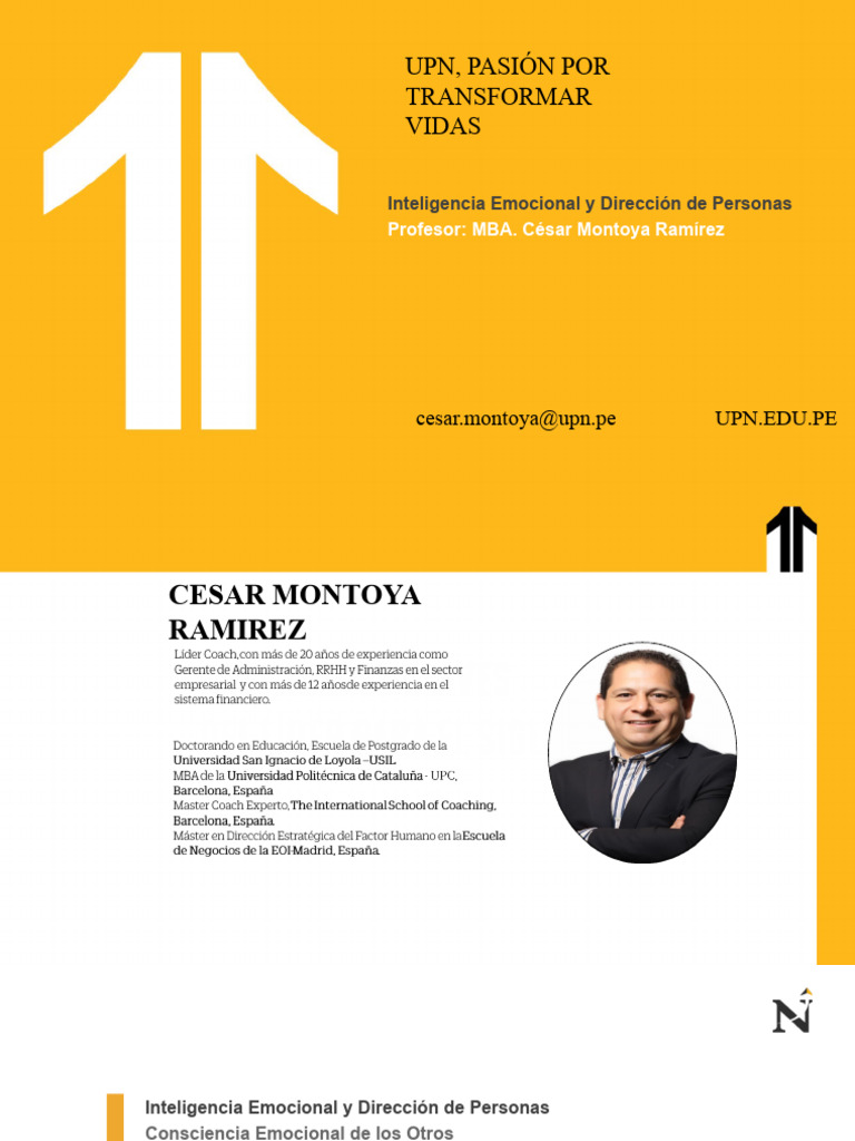 UPN Inteligencia Emocional y Dirección de Personas - Dinamica Pelicula - Un Pasado Imborrable ...