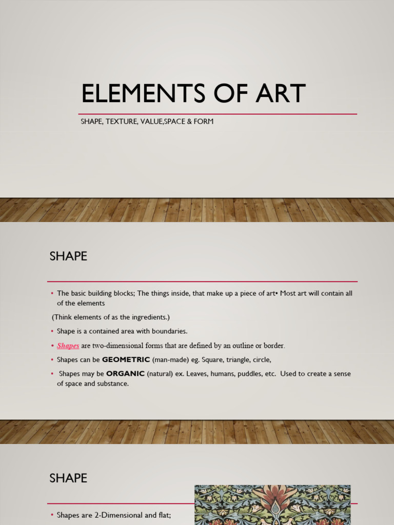 F1 Elements of Art | PDF