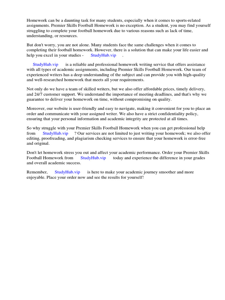 Premier Skills Football Homework | PDF | Association Football | Lionel ...