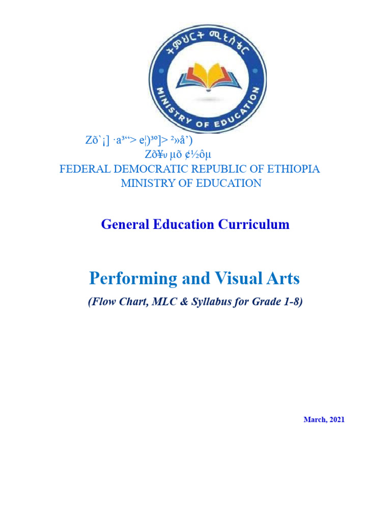 Performing and Visual Arts Curriculum Guide | PDF | The Arts | Curriculum