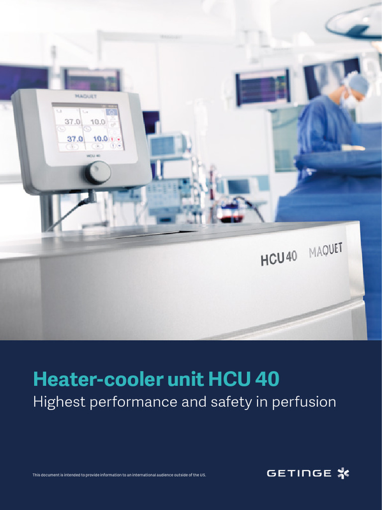 Heater-Cooler Unit Hcu 40 Brochure-En-Non Us | PDF | Computer Network ...