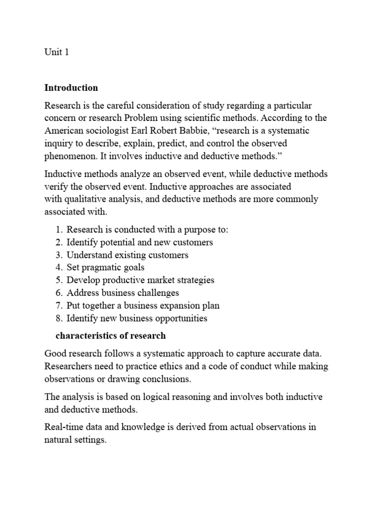 MSC 4 RM | PDF | Methodology | Quantitative Research