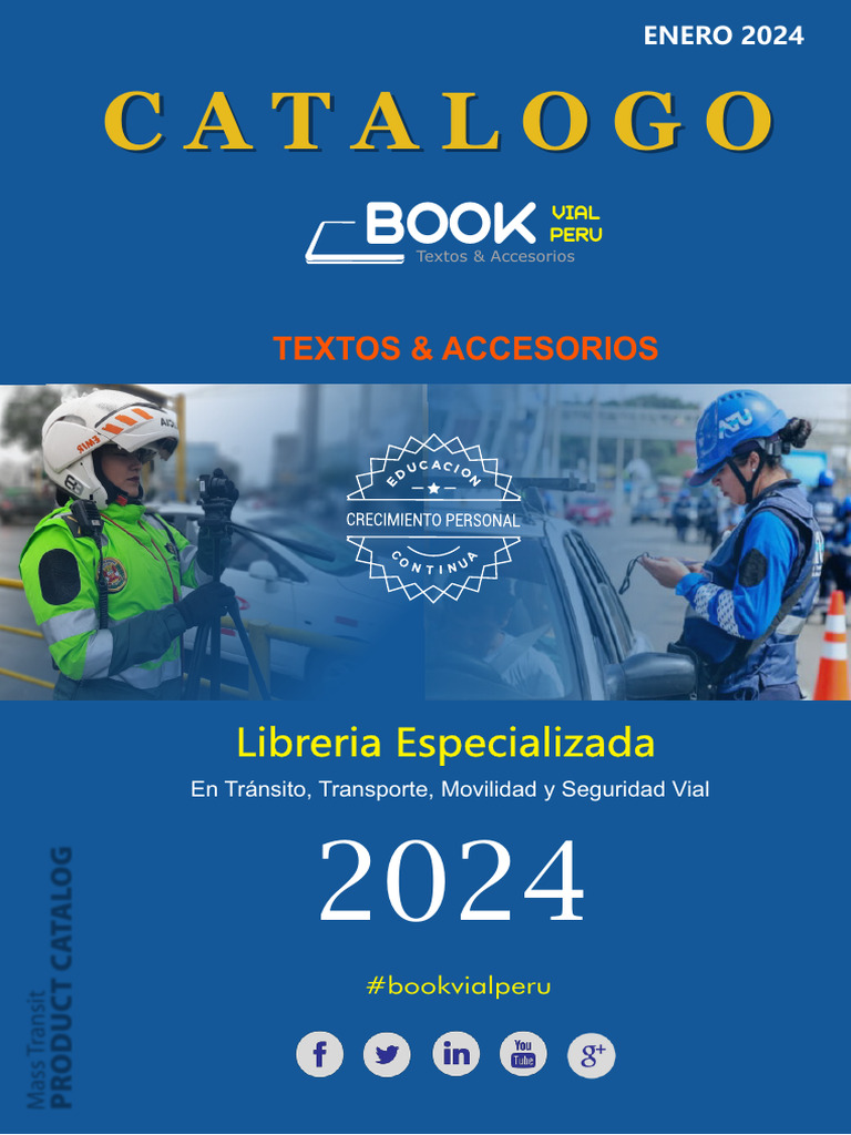 Catalogo Book Vial 2024 | PDF | Licencia de conducir | Carretera segura
