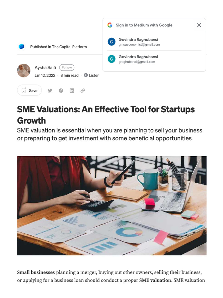 SME Valuation | PDF