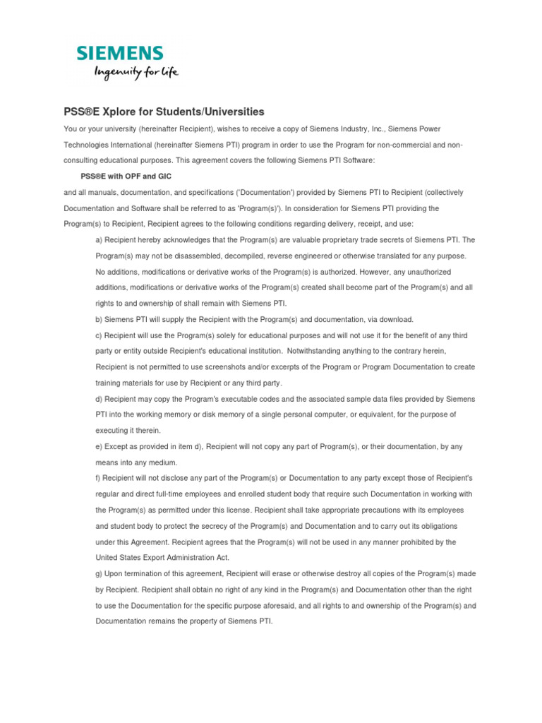 psse-xplore-evaluation-agreement | PDF | Legal Remedy | Breach Of Contract