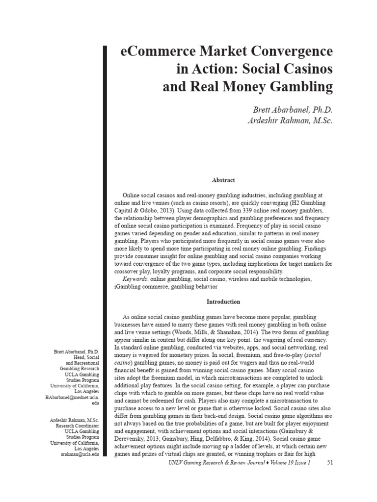 Ecommerce Market Convergence in Action | PDF | Gambling | Casino