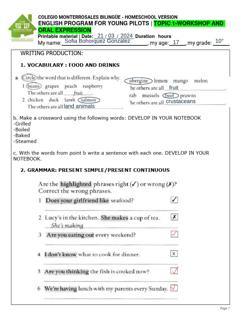 Topic 1 Workshop and Oral Expression | PDF