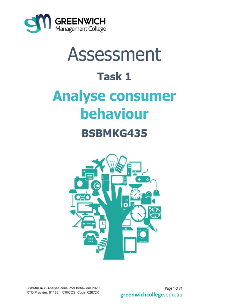 BSBMKG435 Consumer Behaviour Assessment | PDF | Marketing | Consumer ...