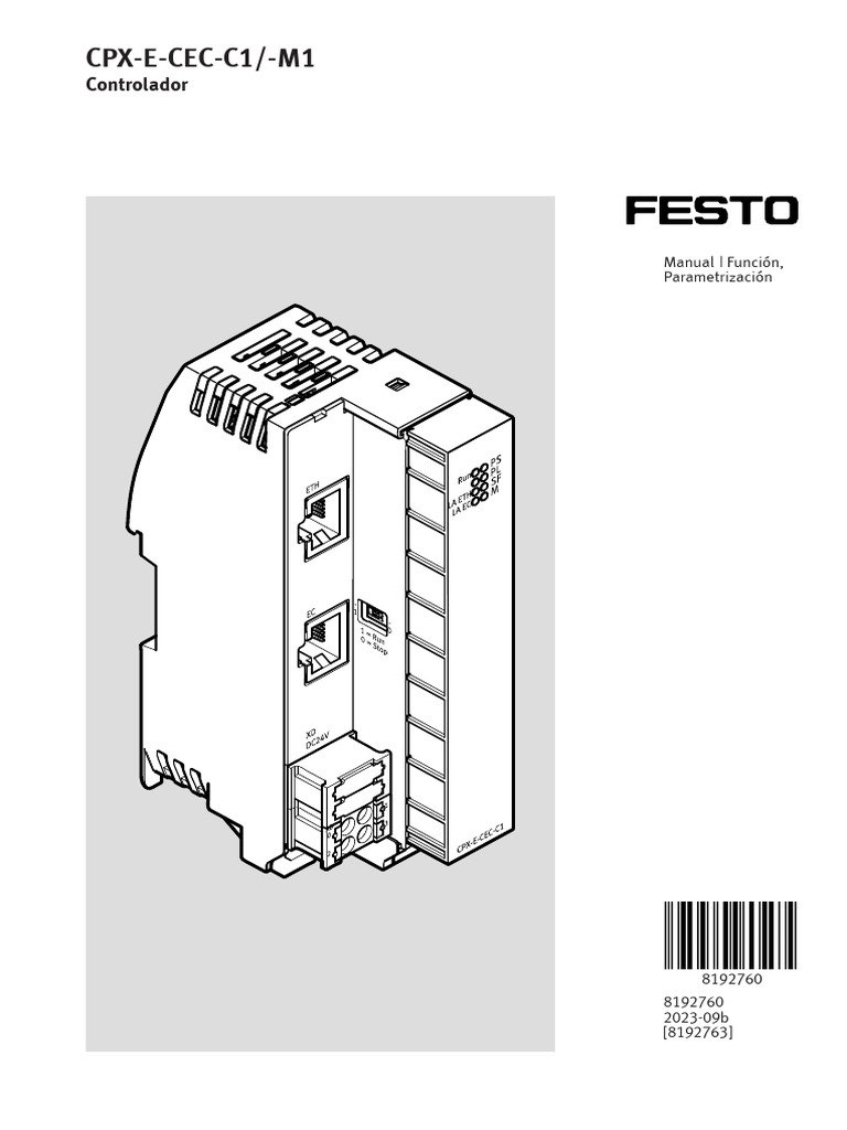 CPX E CEC C1 - M1 - Manual | PDF | Software | Automatización