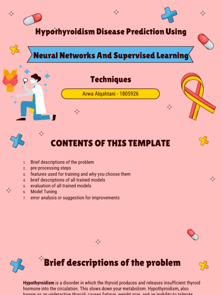 Hypothyroidism Disease Prediction | PDF | Hypothyroidism | Thyroid Stimulating Hormone