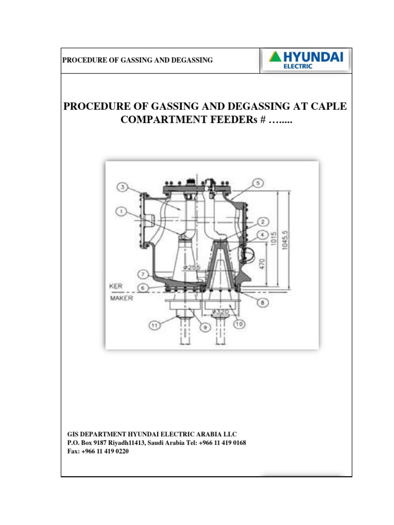 Procedures For Gassing Degassing | PDF | Equipment | Manufactured Goods