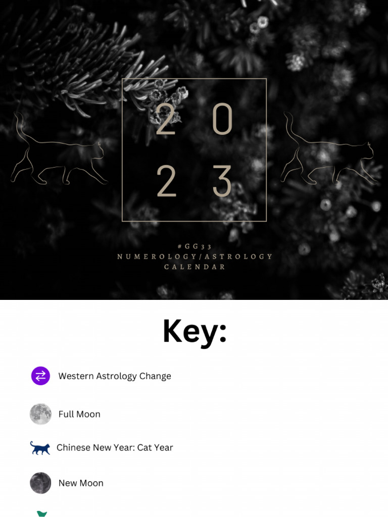 #GG33 2023 Public Calendar by Ale | PDF