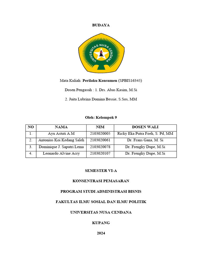 Budaya Perilaku Konsumen | PDF