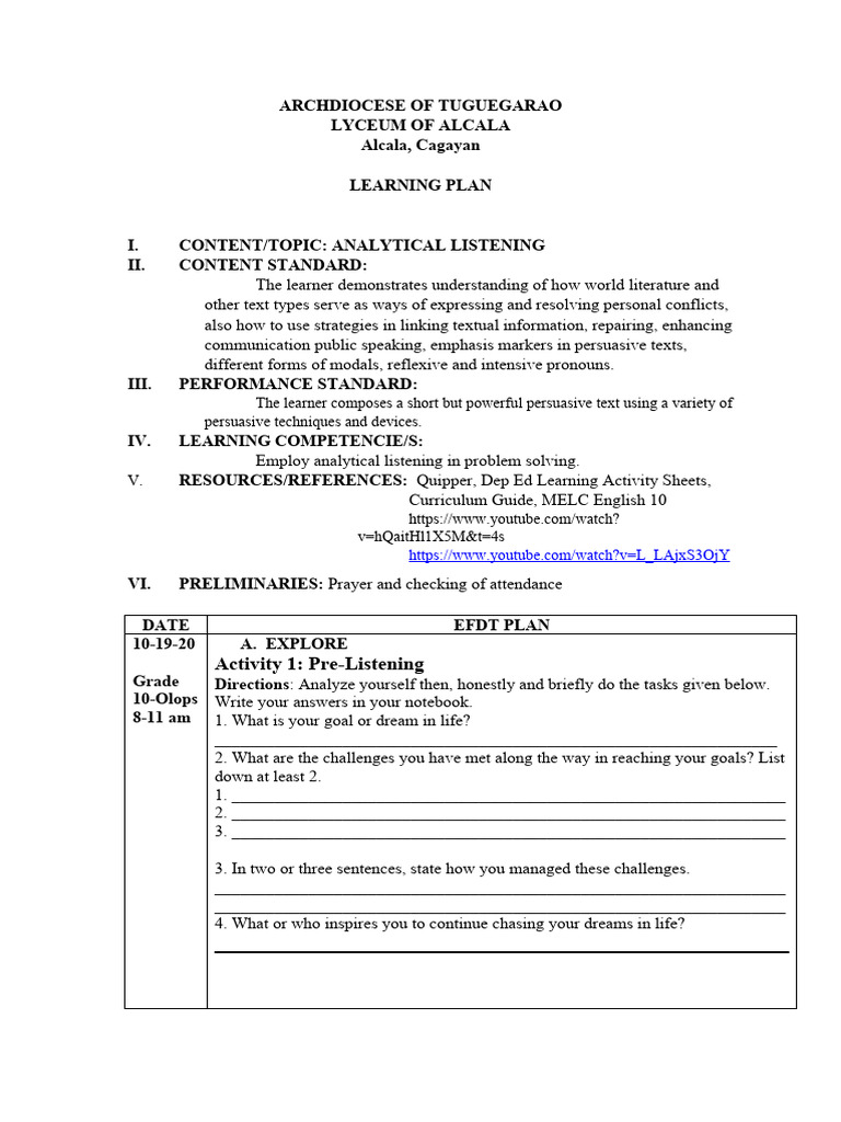 Melc 5 | PDF | Learning | Cognition