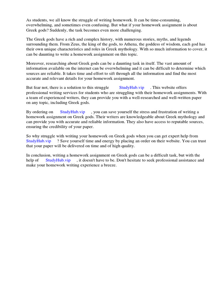 Homework Greece Gods | PDF | Greek Mythology | Deities