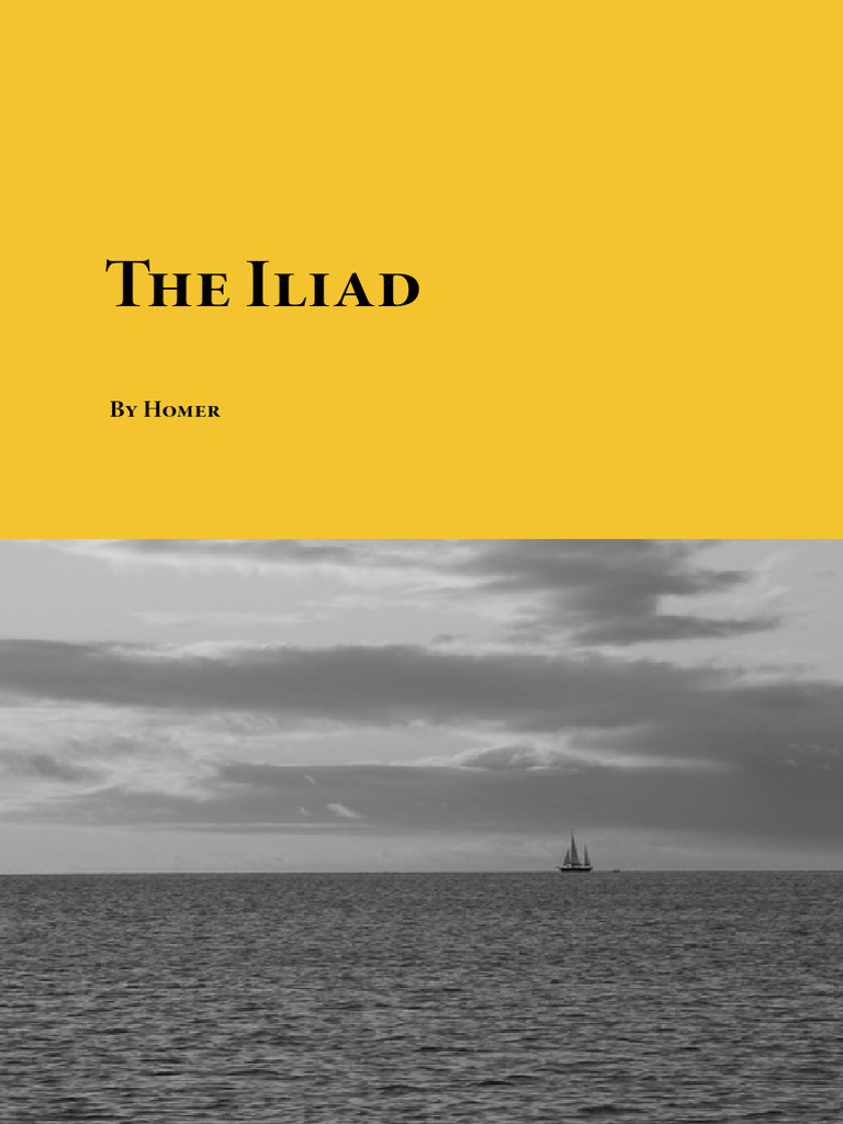 the-iliad | PDF | Agamemnon | Iliad