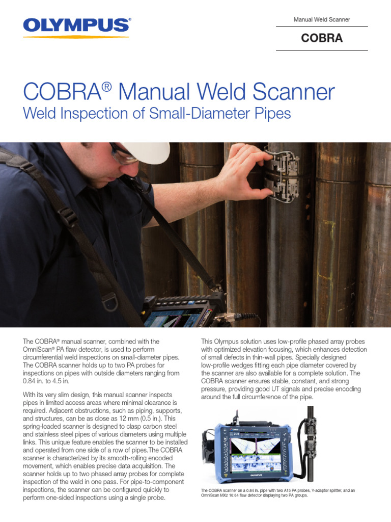 Scanner COBRA EN 201805 Web | PDF | Pipe (Fluid Conveyance) | Welding