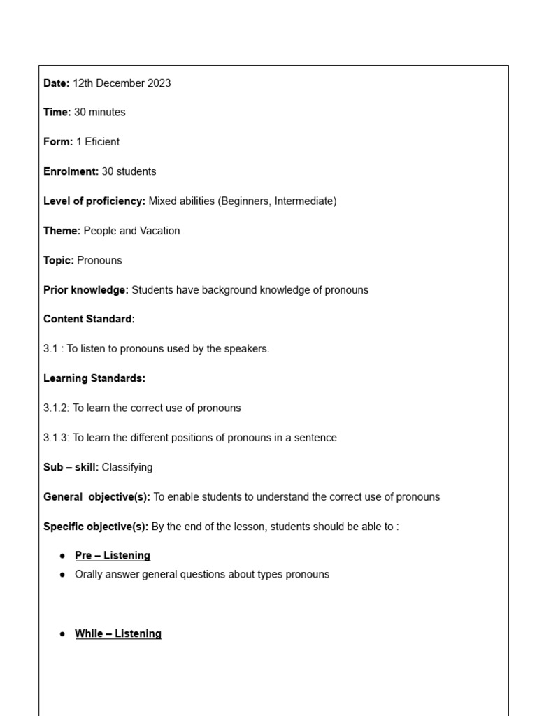 LESSON PLAN MICROTEACHING SYNTAX III-pages-deleted | Download Free PDF ...