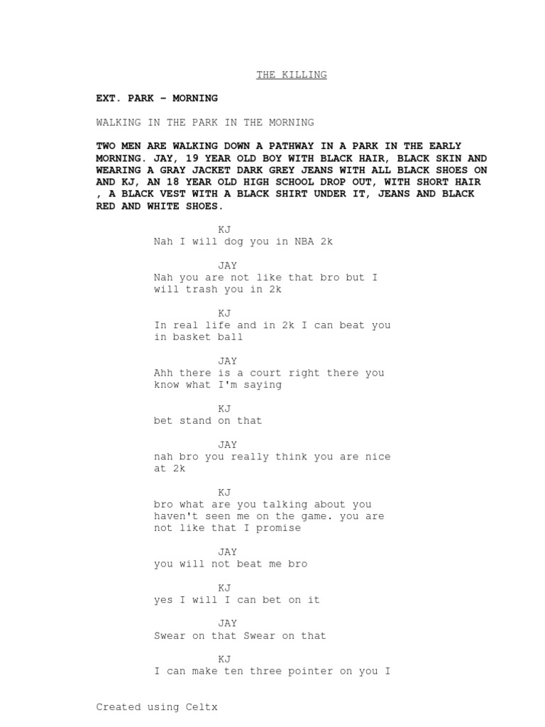 Script My Project | PDF