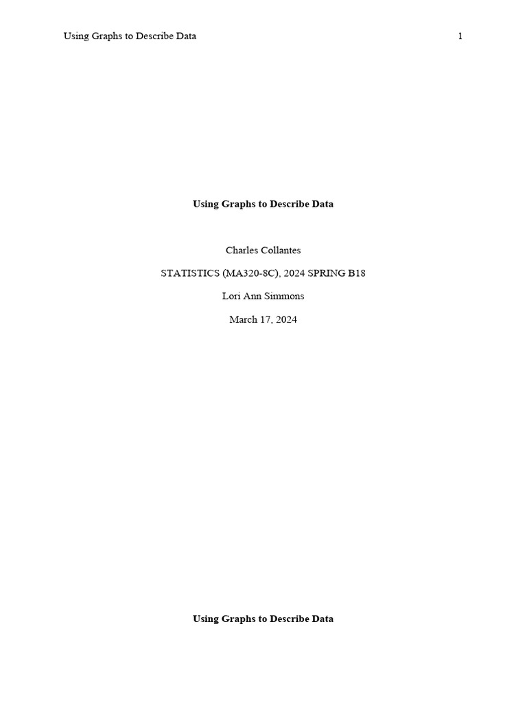 Graphs for Qualitative and Quantitative Data | PDF | Pie Chart | Statistics