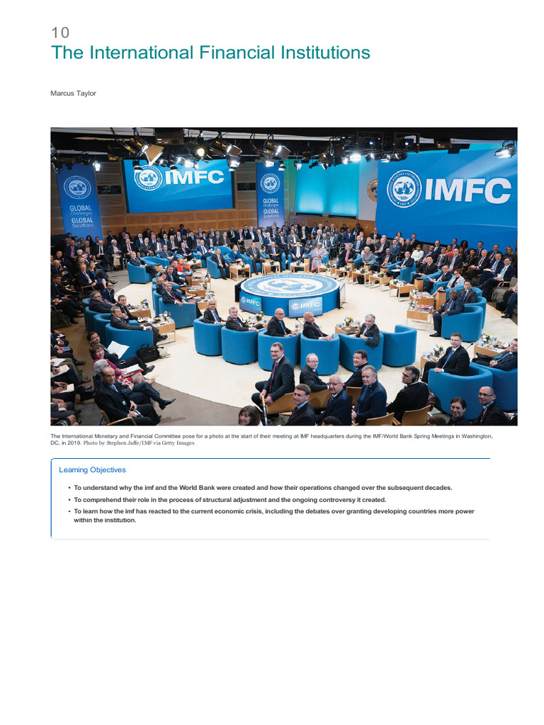 Introduction To International Development CH10 | PDF | International ...