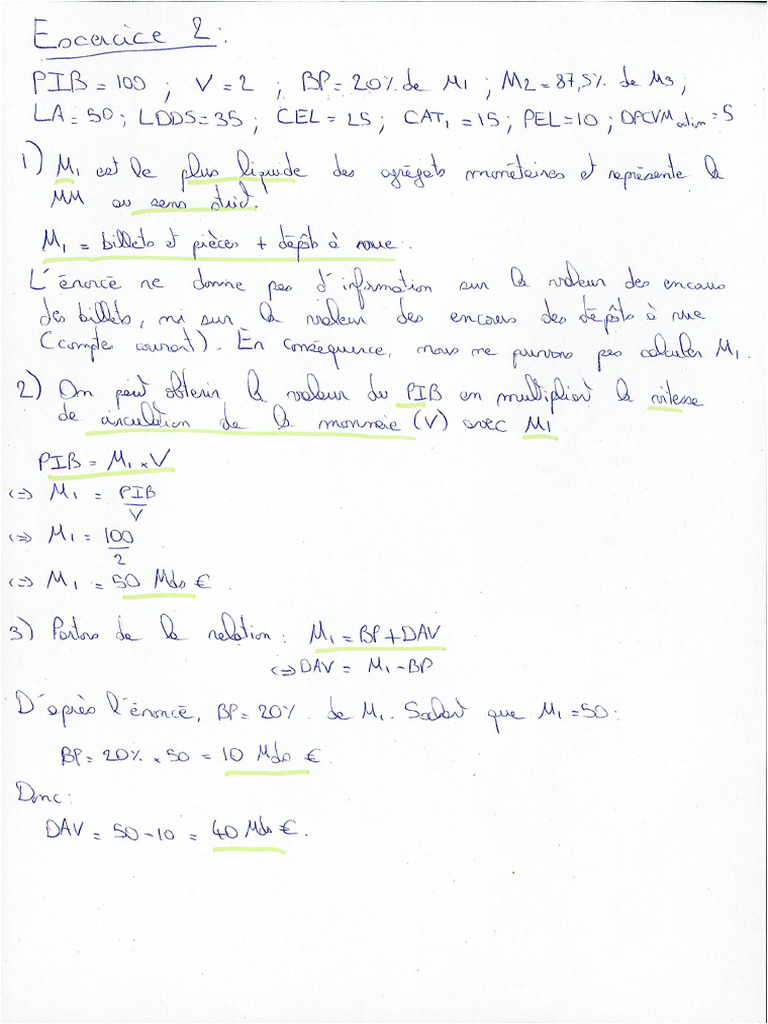 Correction TD4 Ex2 Ex5 | PDF