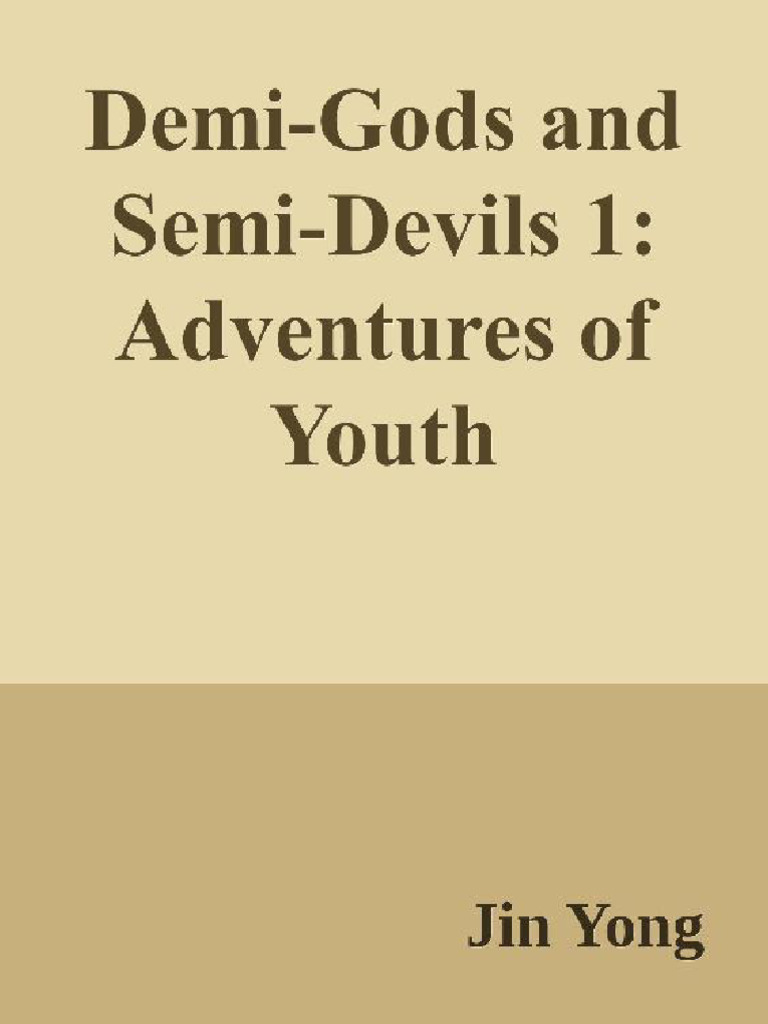 Demi-Gods and Semi-Devils 1 - Jin Yong | PDF
