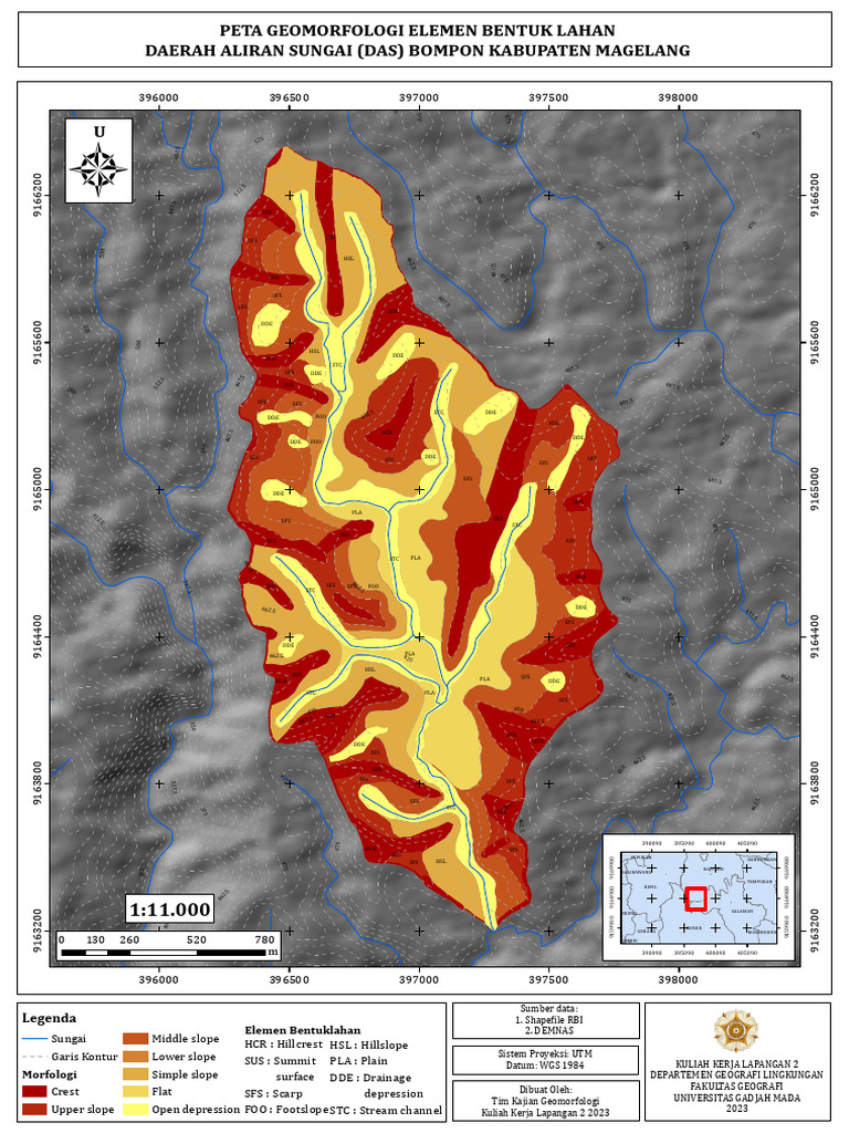 Peta Geomorfologi Das Bompon Magelang | PDF