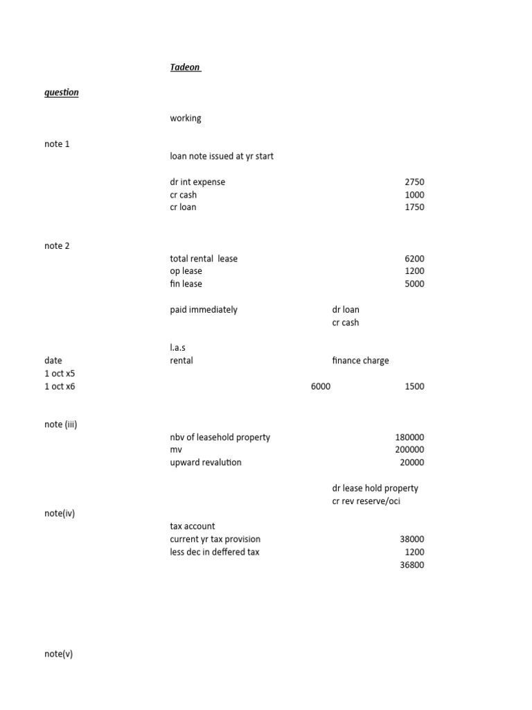 Final Accn Qs | PDF | Taxes | Expense