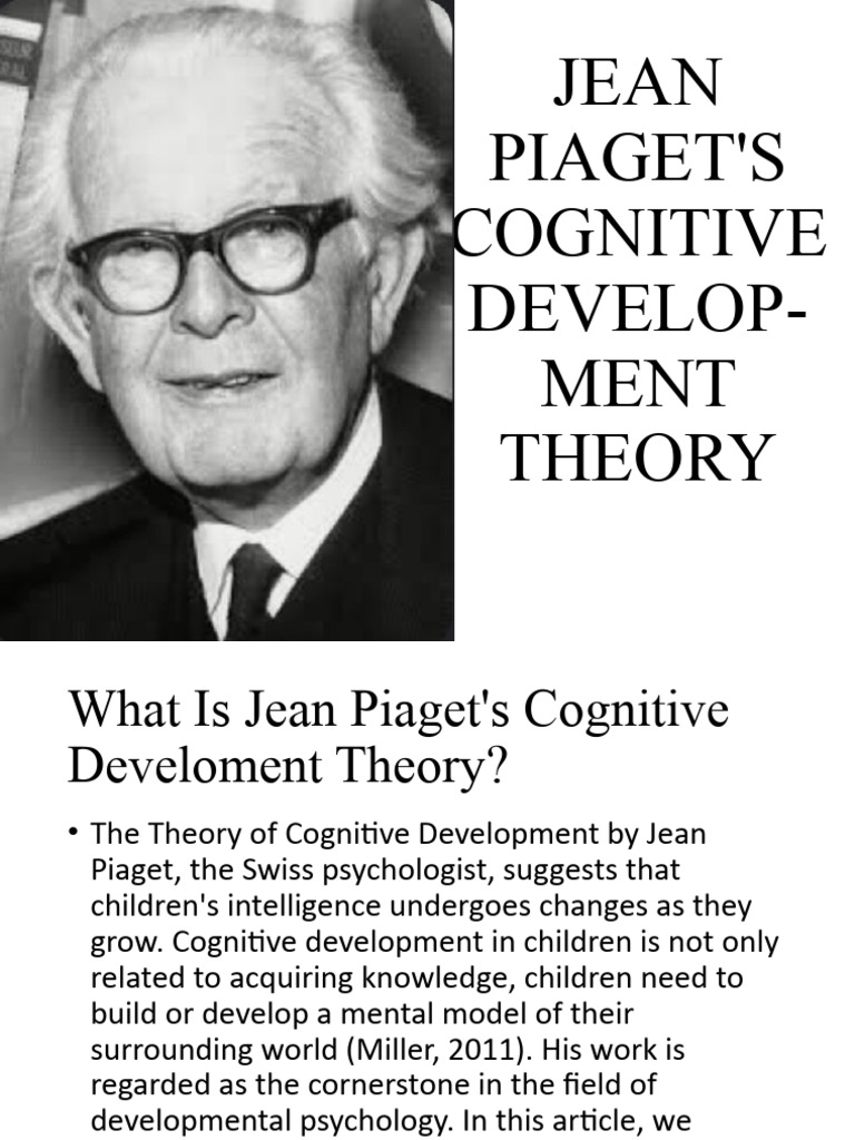Jean Piaget's C-Wps Office | PDF | Cognitive Development | Cognition