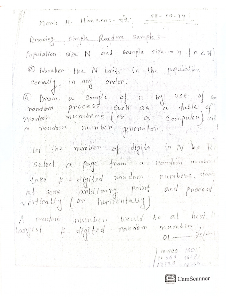 Sheet-18 (Sampling) | PDF