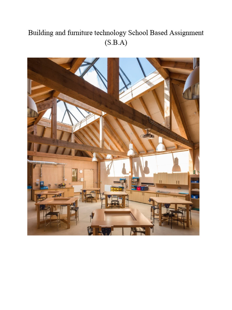 Building and Furniture Technology School Based Assignment (S | PDF